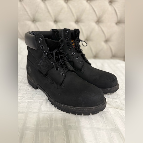 Timberland | Shoes | Mens Timberland Boots Black Waterproof Tims 3 ...